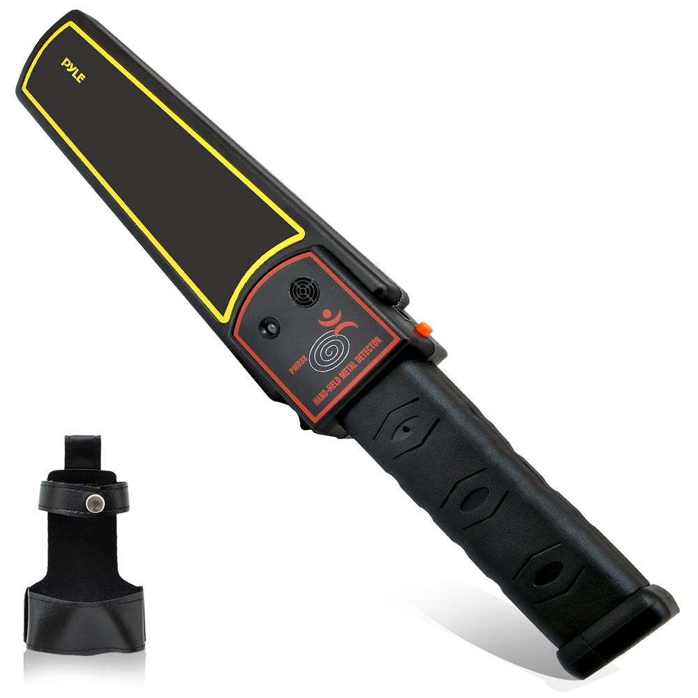 Handheld Metal Detector Wand High Sensitivity LED Alerts – Pyle USA