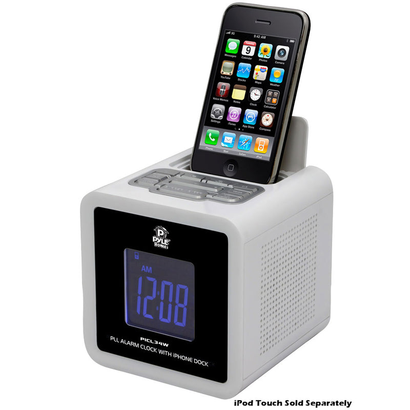 Ipod Iphone Clock Radio W/ Fm Receiver A – Pyle USA