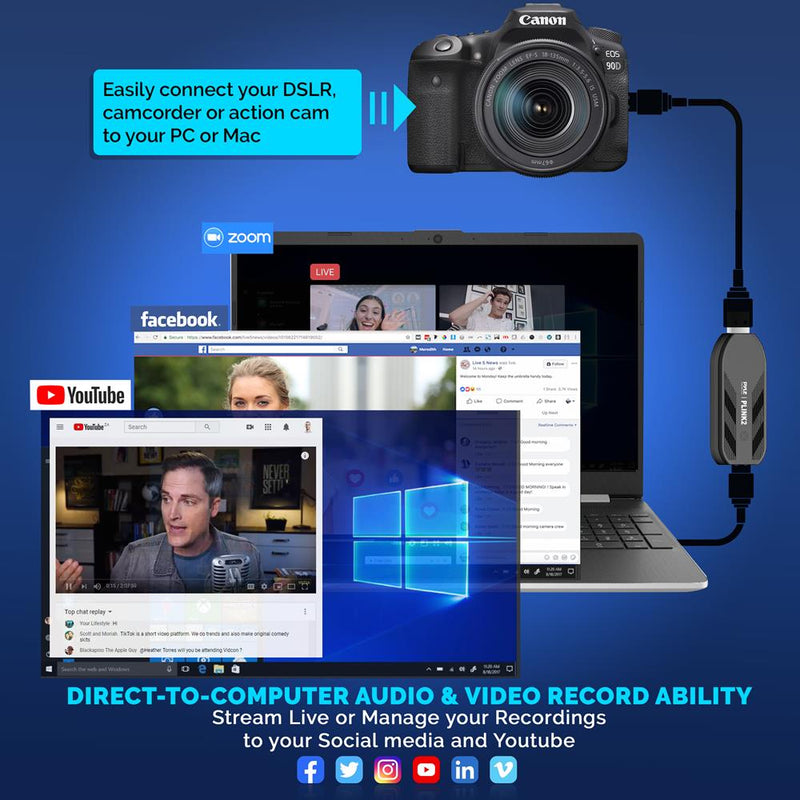 Cameralink 4K Hdmi Video Capture Device – Pyle USA