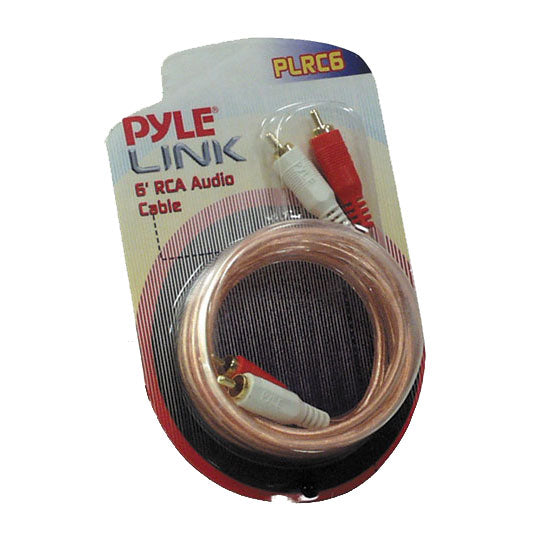 6ft Stereo RCA Cable Gold Connectors Oxygen-Free Copper – Pyle USA