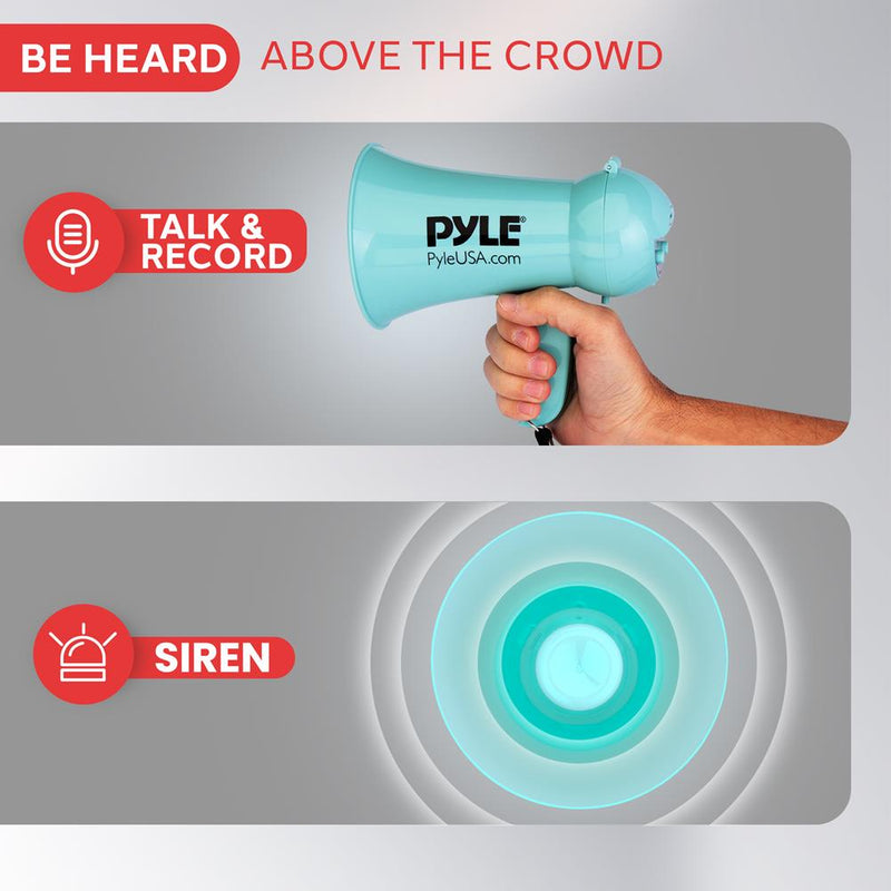Megaphone With Built-In Microphone – Pyle USA