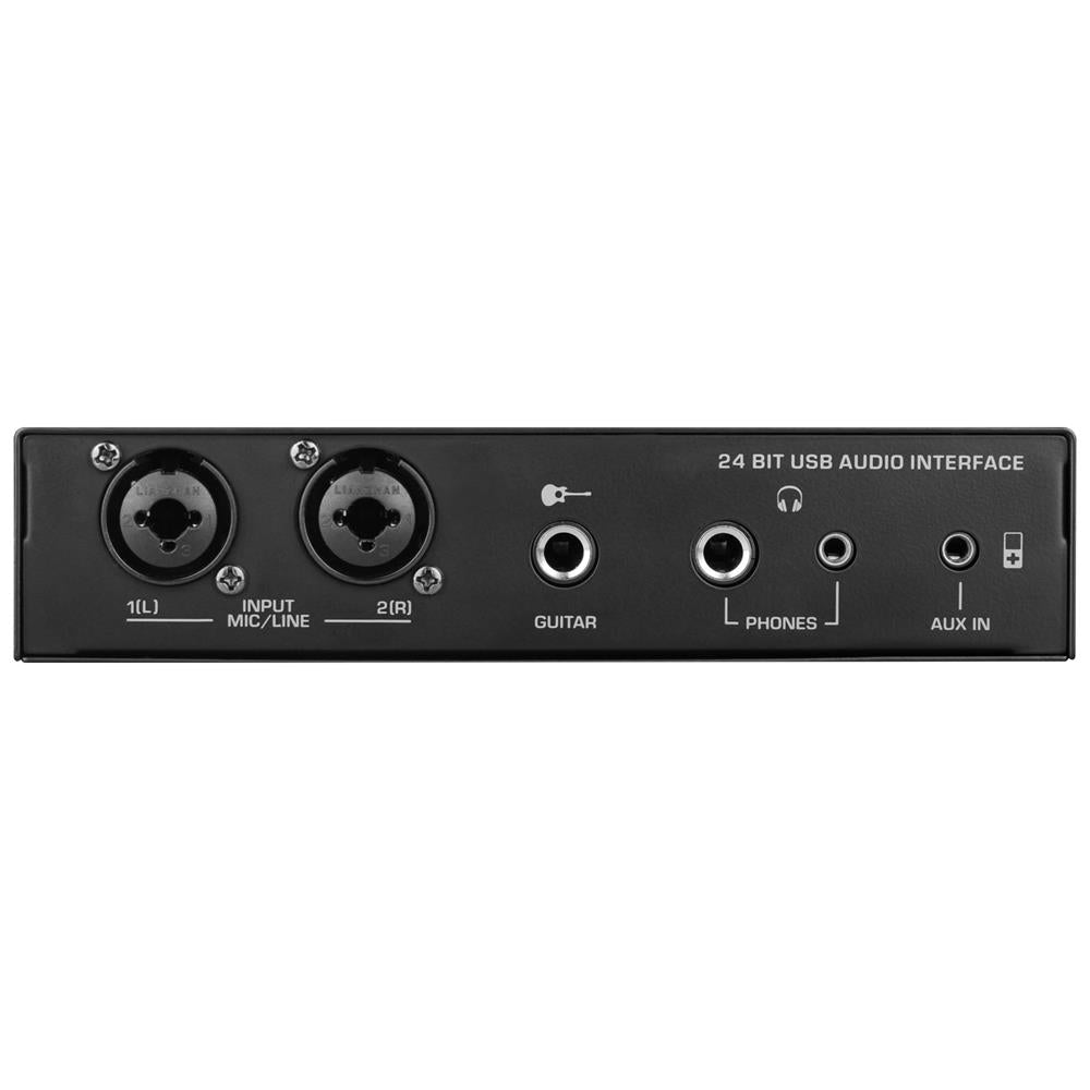 USB Audio Interface - Pristine Recording - 24 Digital Effects - Compact ...