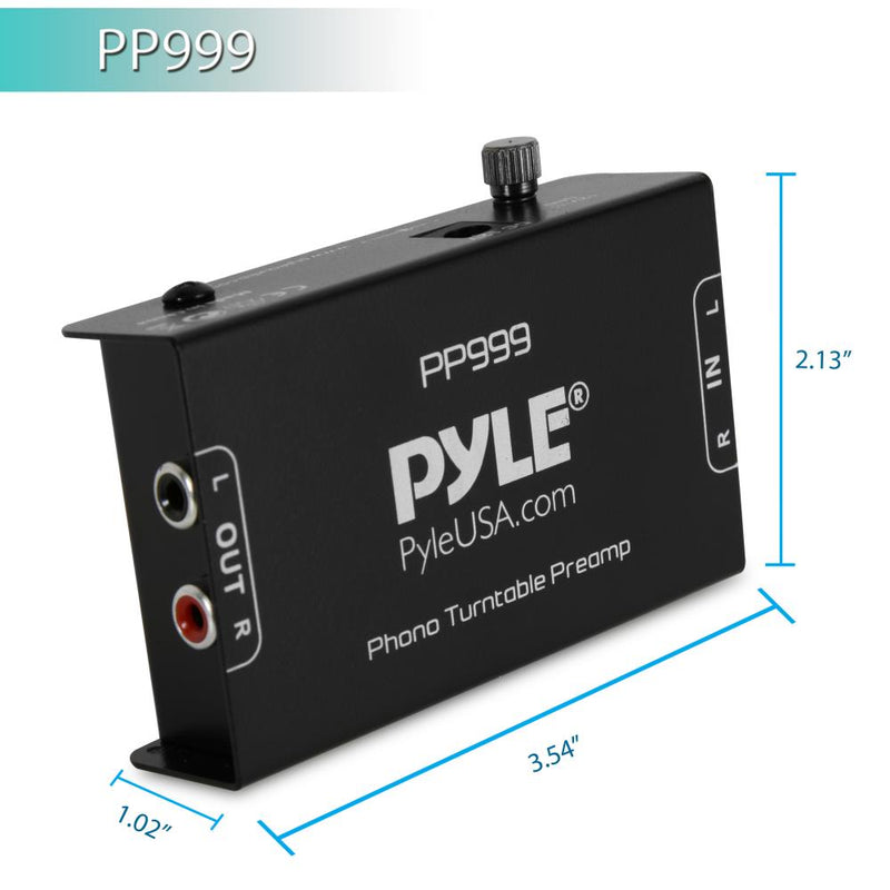 Pro Audio Phono Turntable Preamp – Pyle USA