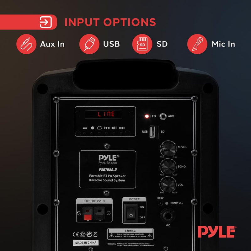Karaoke Sound System With Wireless Mic – Pyle USA