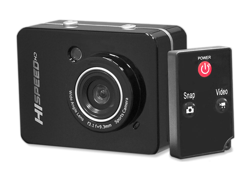 HD Sports Action Camera - Waterproof 1080P, 12MP, 2.4" Touch Screen ...