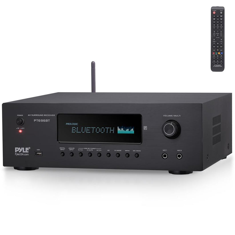 5.2-Ch Home Theater Receiver 1000W 4K Support Bluetooth Streaming ...