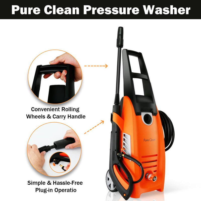 Pure Clean High-Power Pressure Washer – Pyle USA