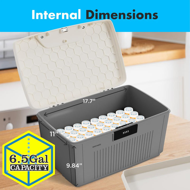 8.5 Gallon Locking Storage Bin – Pyle USA