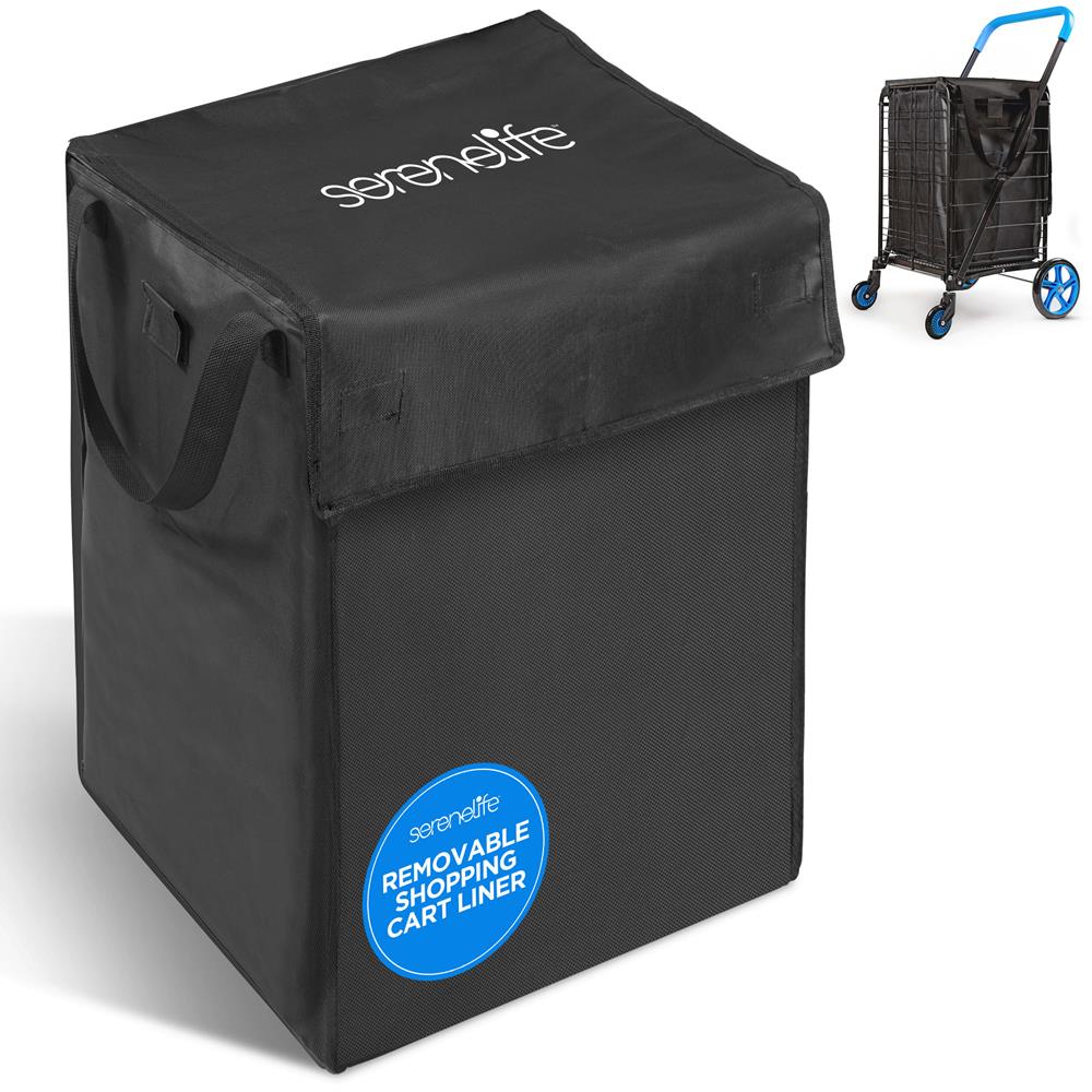 Removable Shopping Cart Liner - Waterproof 600D Oxford Fabric, Blue ...